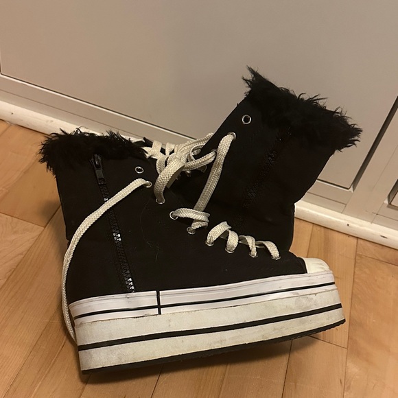 YRU | Shoes | Yru Elevation Sky Platform Hightop Sneakers | Poshmark
